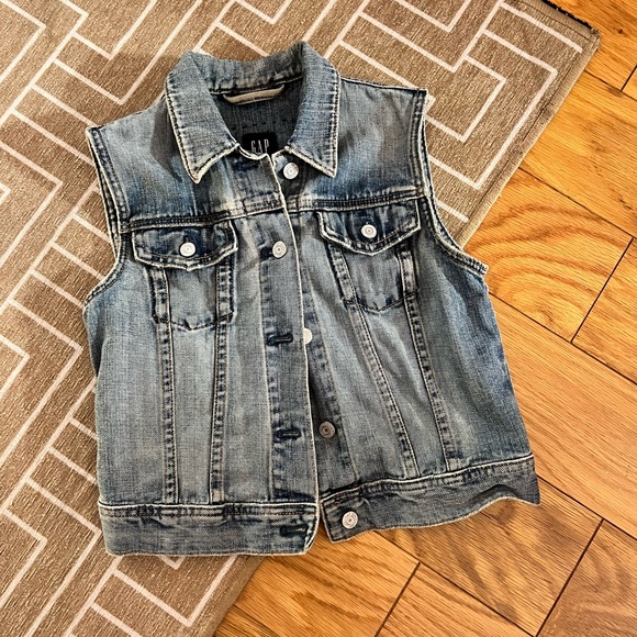 GAP | Tops | Vintage Gap Denim Vest | Poshmark